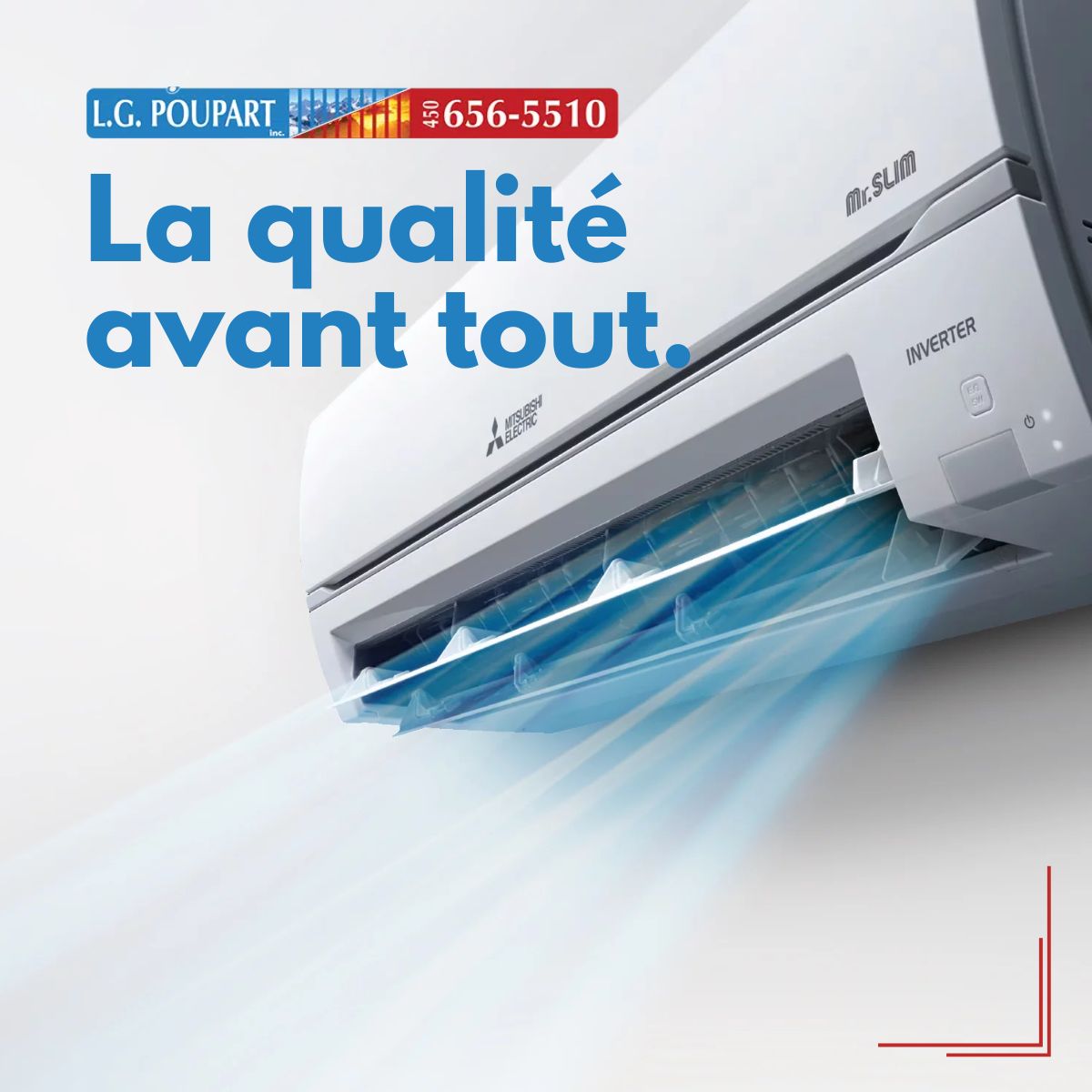 Thermopompe et climatiseur mural - Chauffage L.G. Poupart